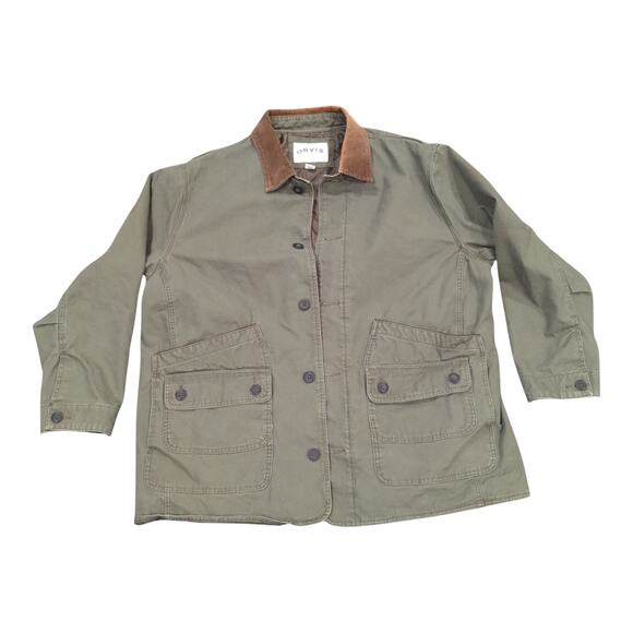 Orvis | Jackets & Coats | Orvis Chore Coat Jacket Mens Olive Green ...